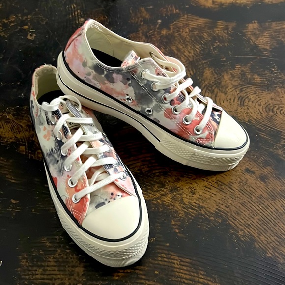 Converse | Shoes | Converse All Star Paint Platforms | Poshmark